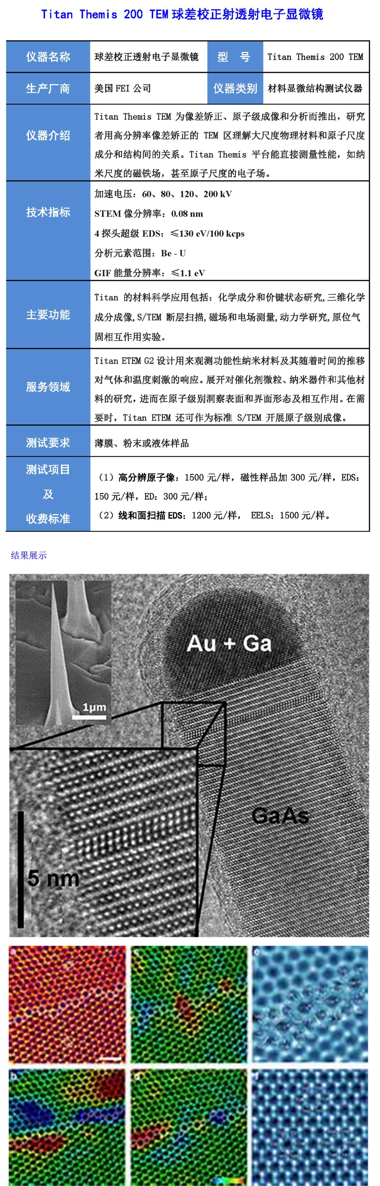 超高分辨率球差校正透射电子显微镜（Titan TEM 200） - 南京源极聪新材料科技有限公司